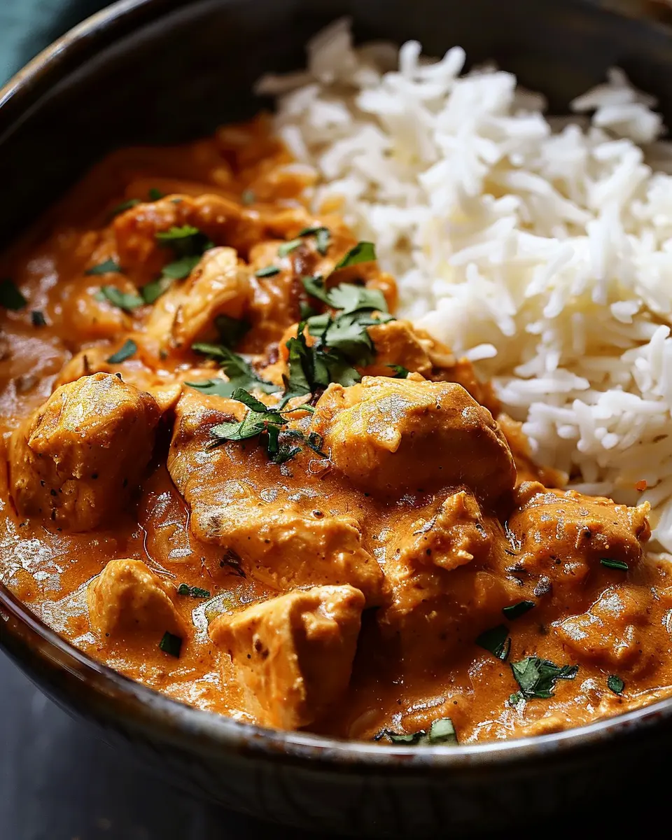 crockpot creamy coconut chicken tikka masala
