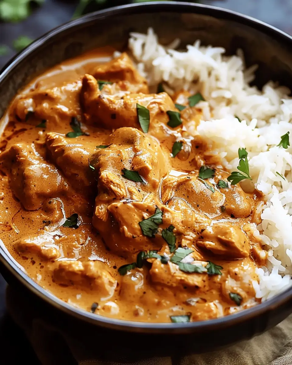 crockpot creamy coconut chicken tikka masala